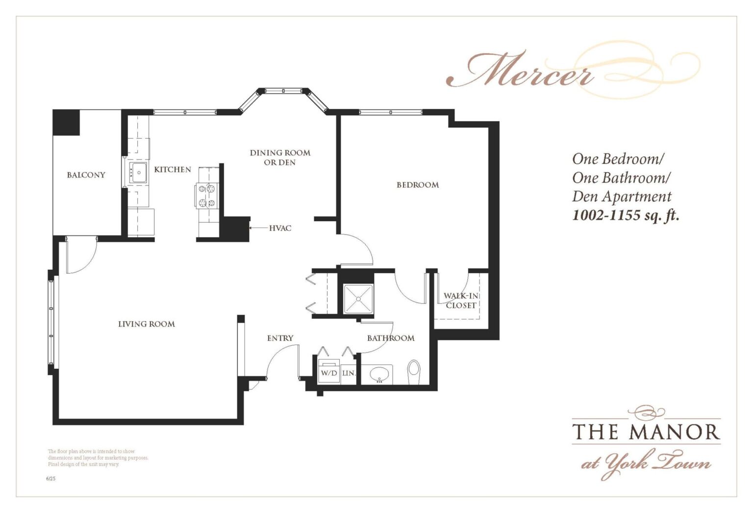 Floor Plans - The Manor at York Town